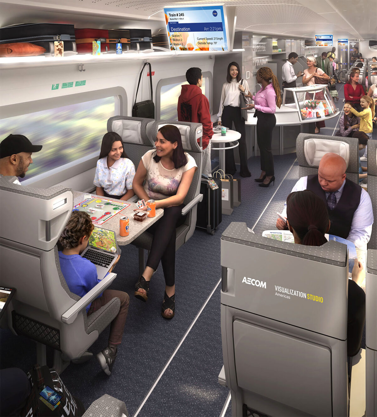 High-Speed Rail Interior Concept - Aecomviz